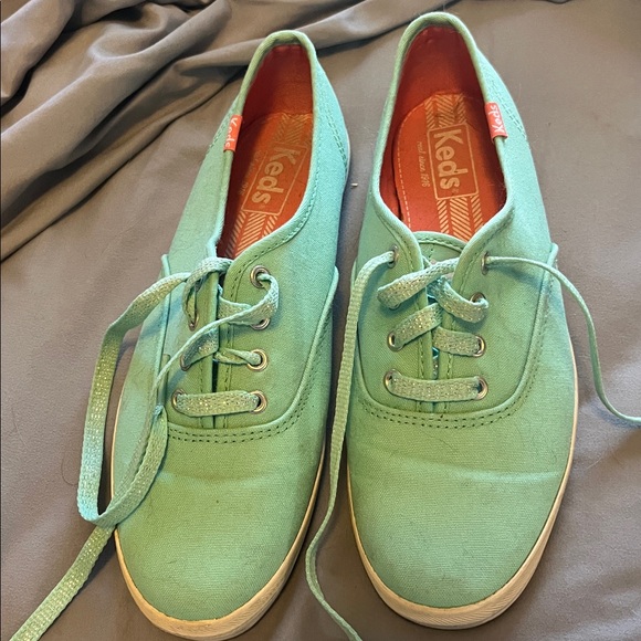 Keds | Shoes | Keds Light Green Canvas Shoes | Poshmark